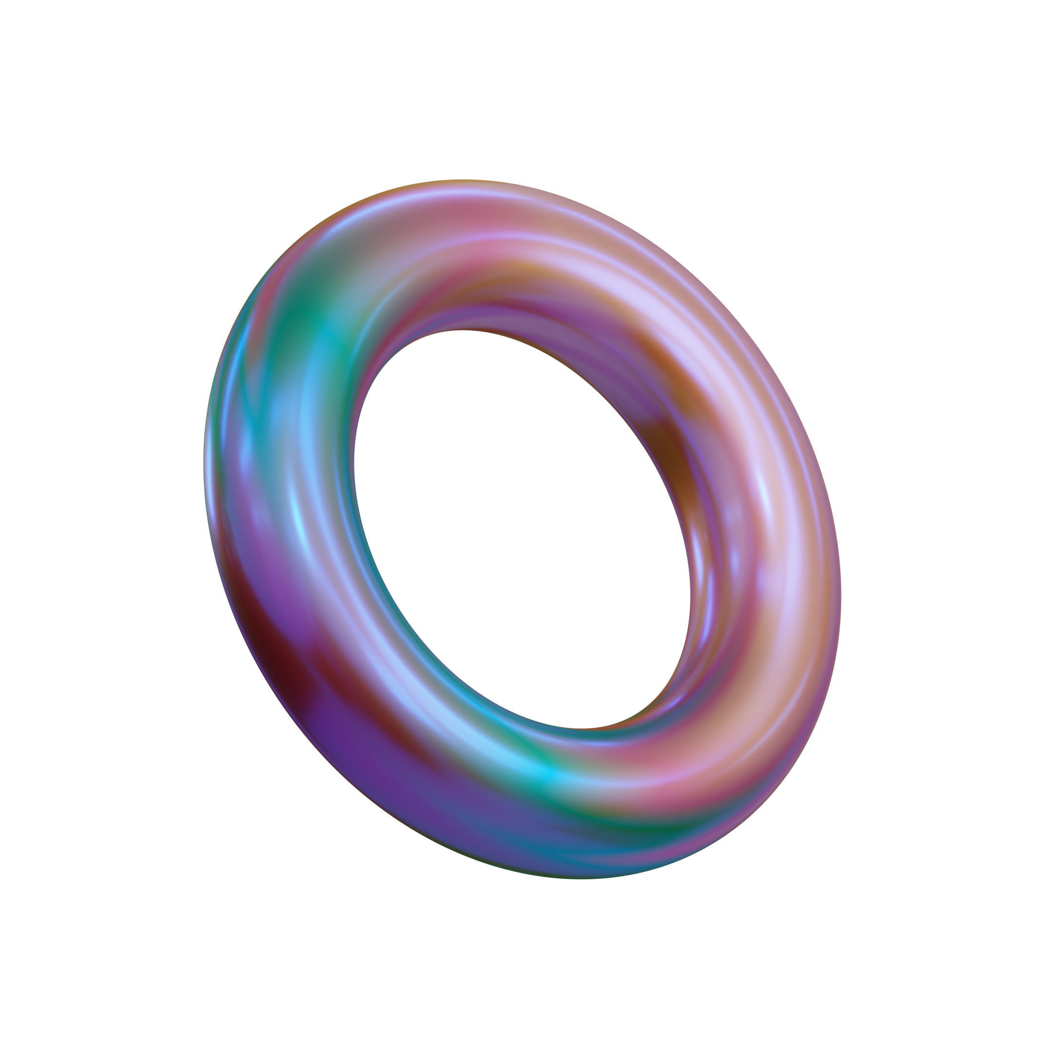 3D model Donut Geometric Shape VR / AR / low-poly | CGTrader