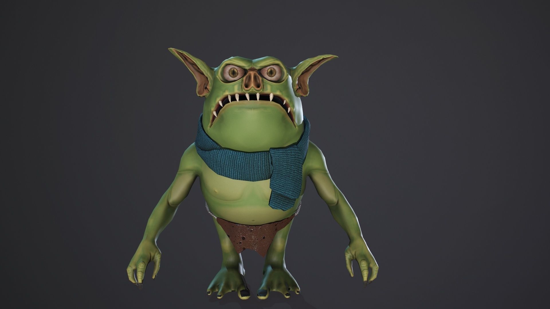 3D model Scary Goblin VR / AR / low-poly | CGTrader