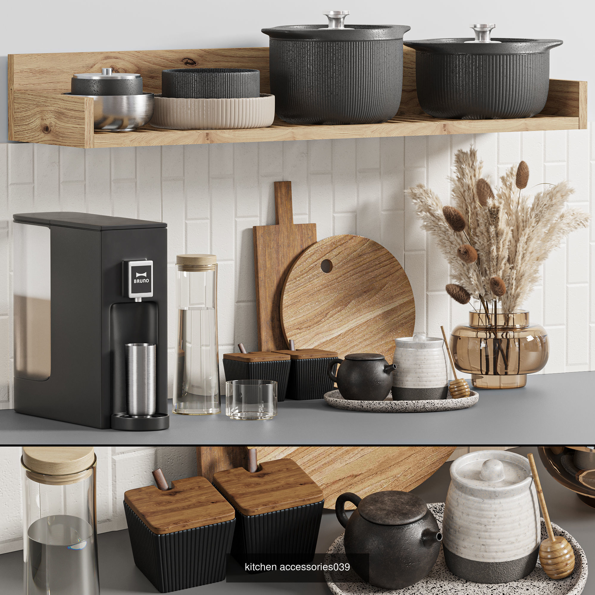 5 kitchen accessories collections vol8 | CGTrader
