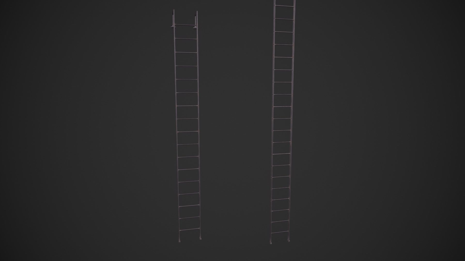 3D model Ladder Set two ladders VR / AR / low-poly | CGTrader