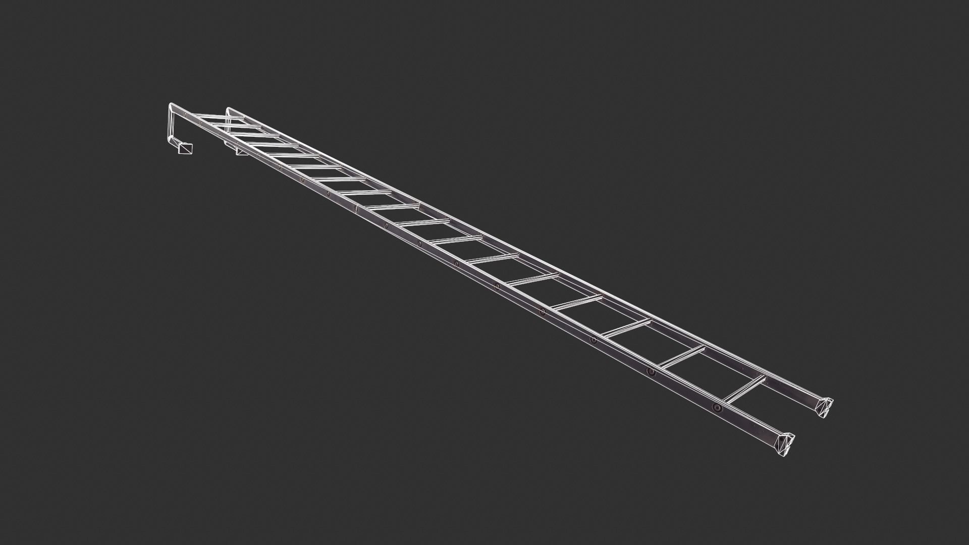 3D model Ladder Set two ladders VR / AR / low-poly | CGTrader