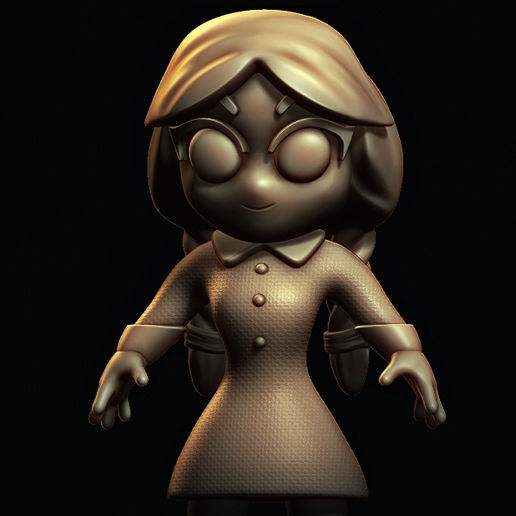 Wednesday Addams Family 3D model 3D printable | CGTrader