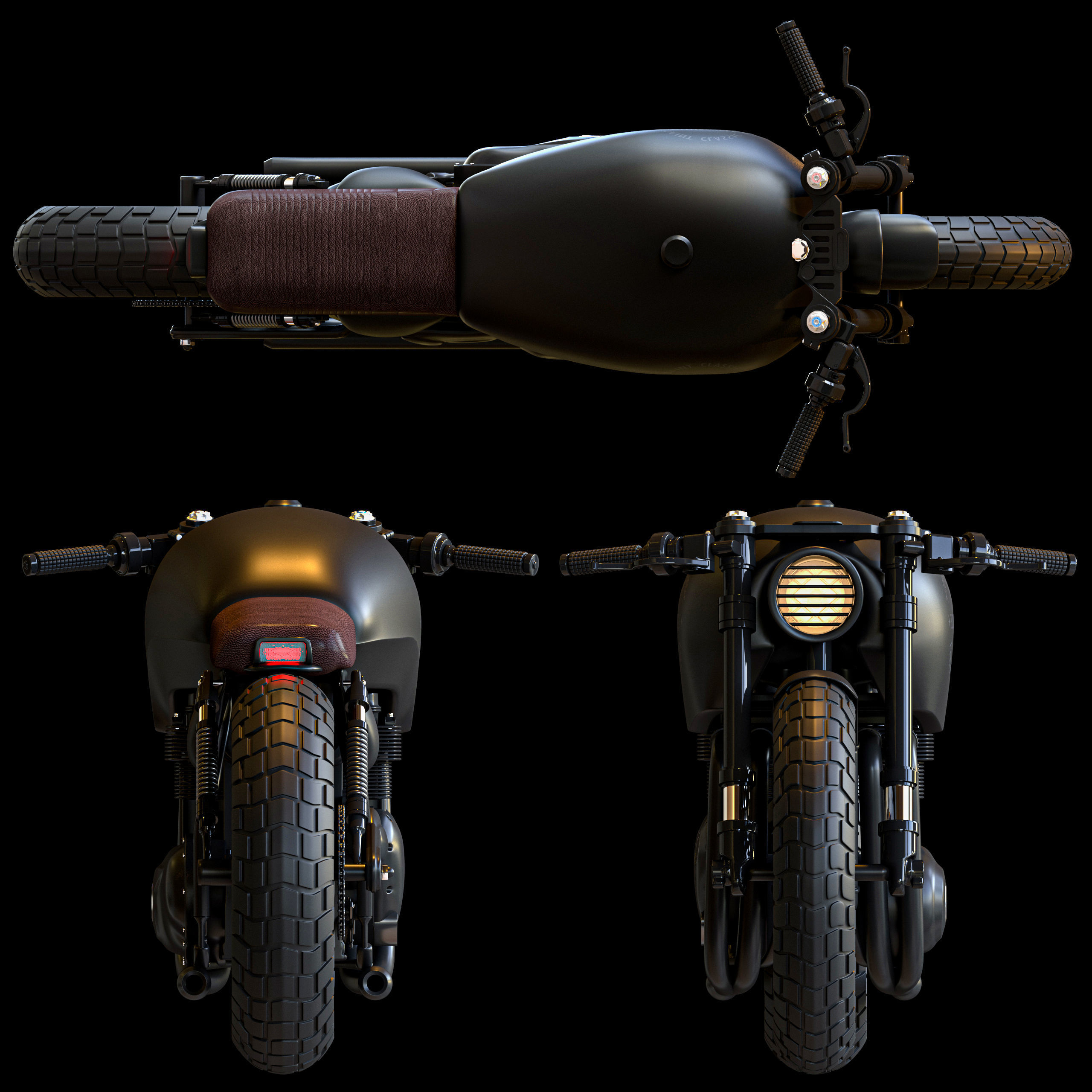 Motorcycle Triumph 3D model | CGTrader
