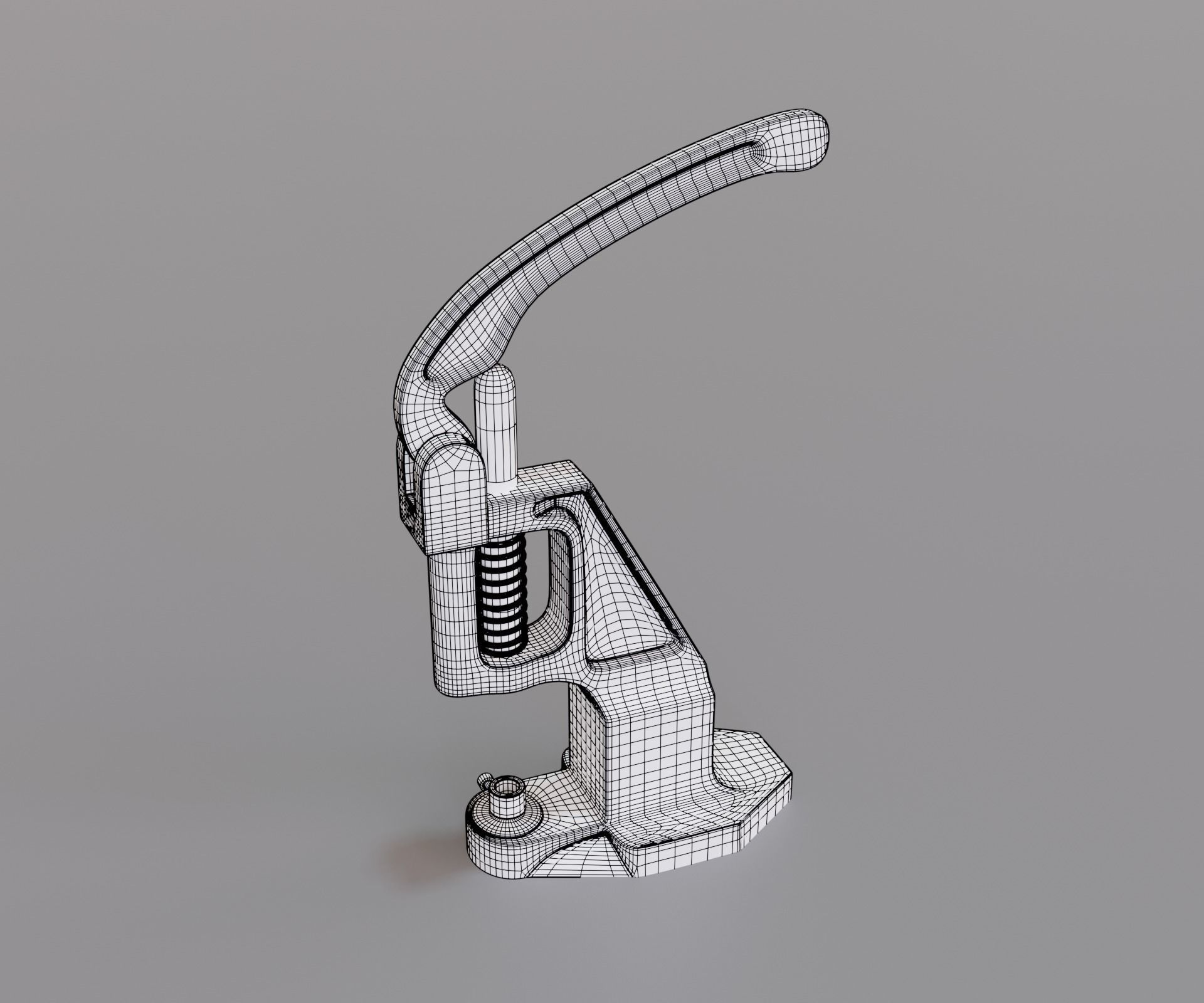 3D model Snap button machine VR / AR / low-poly | CGTrader