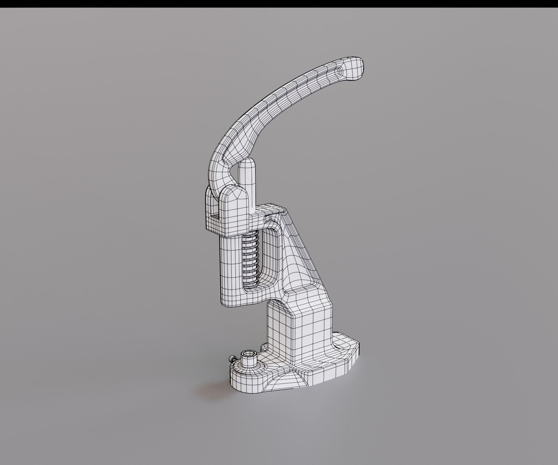 3D model Snap button machine VR / AR / low-poly | CGTrader