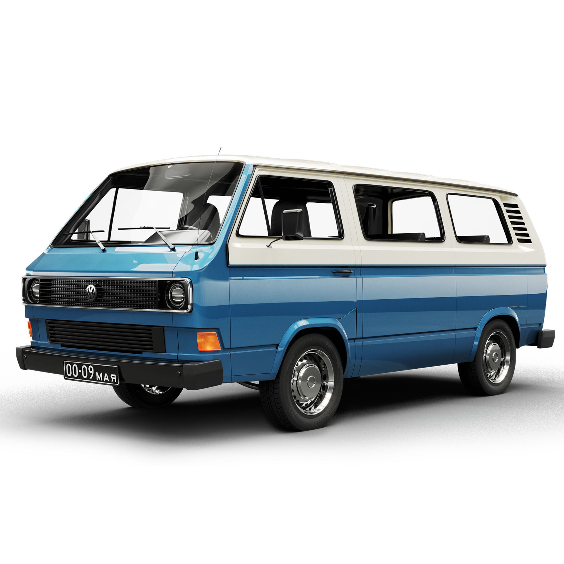 VW Transporter T3 3D model | CGTrader