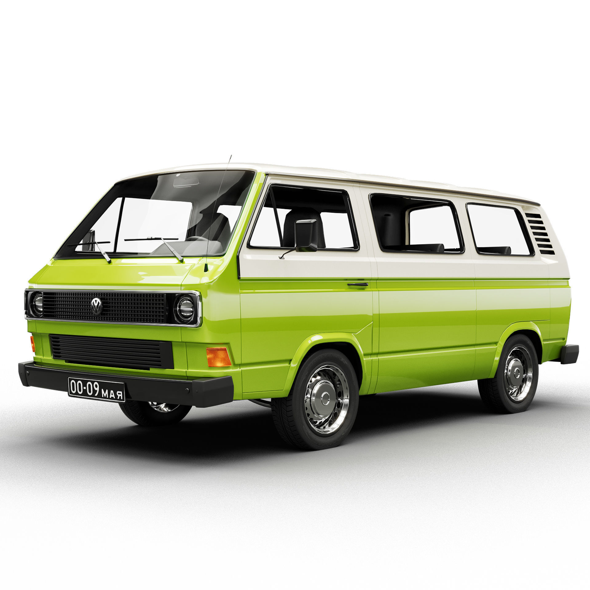 VW Transporter T3 3D model | CGTrader