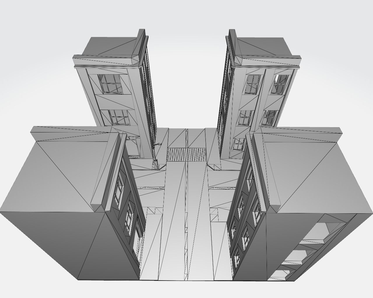 3D model Modular Street Unit for 3d Art VR / AR / low-poly | CGTrader