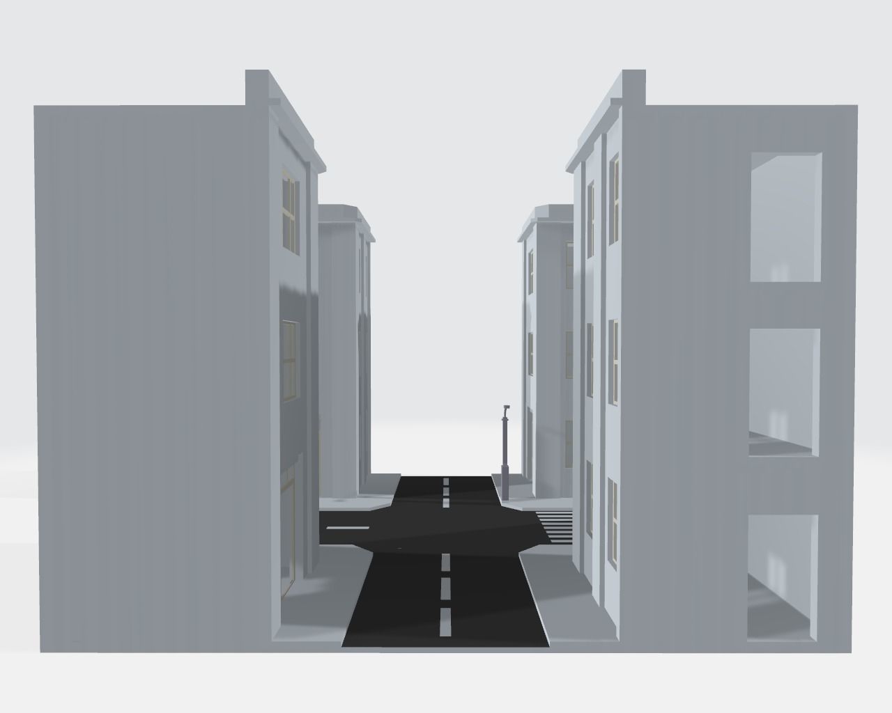 3D model Modular Street Unit for 3d Art VR / AR / low-poly | CGTrader