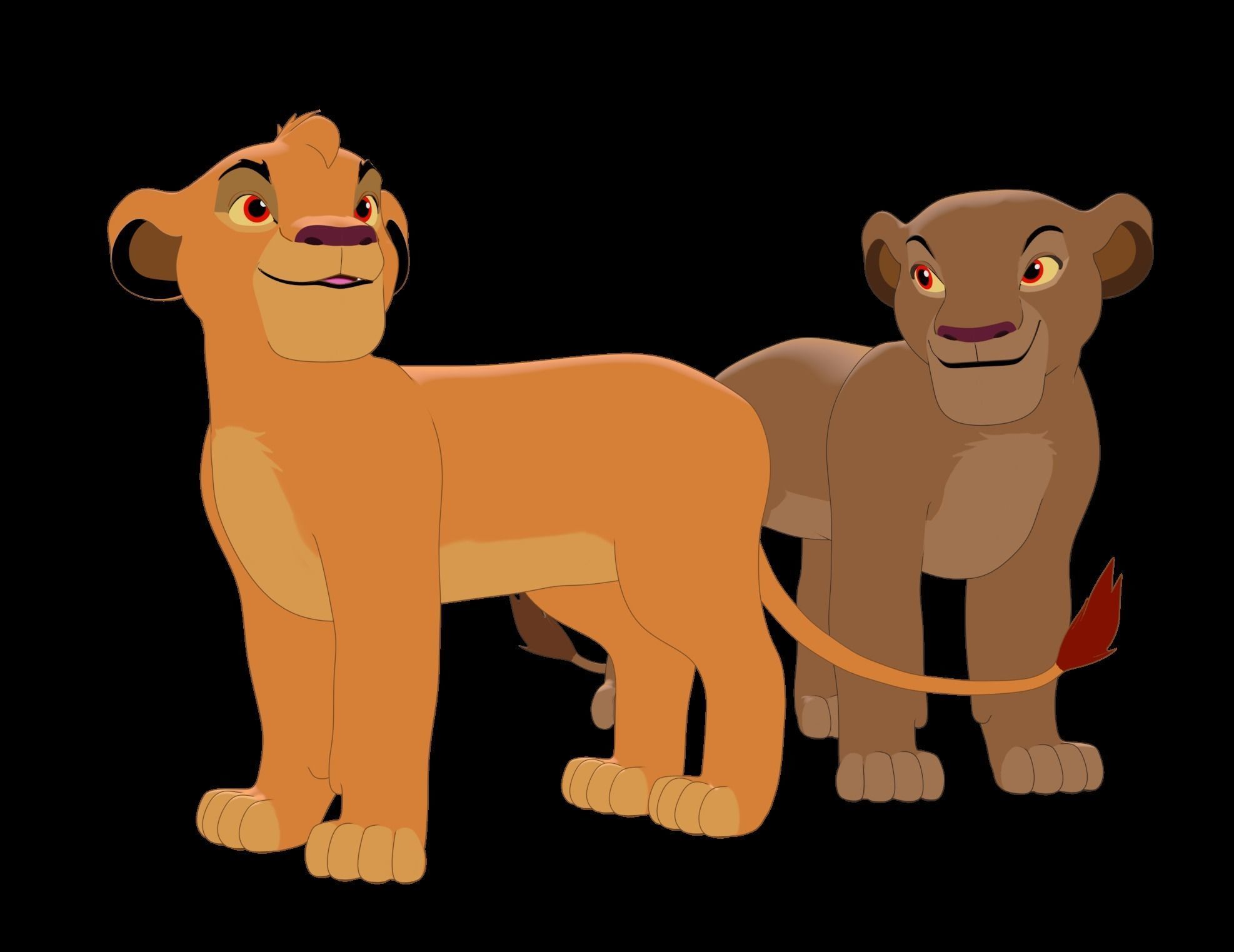 3D model Mufasa and Sarabi Teens VR / AR / low-poly | CGTrader