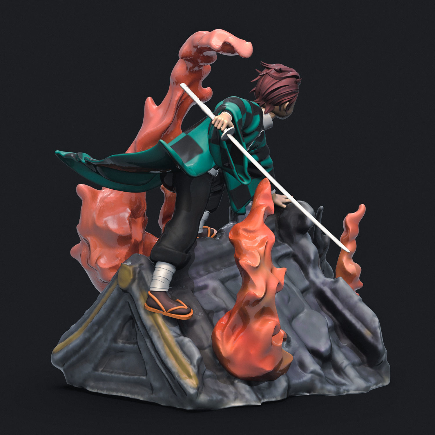 Kamado Tanjiro 3D Printable 3D model 3D printable | CGTrader