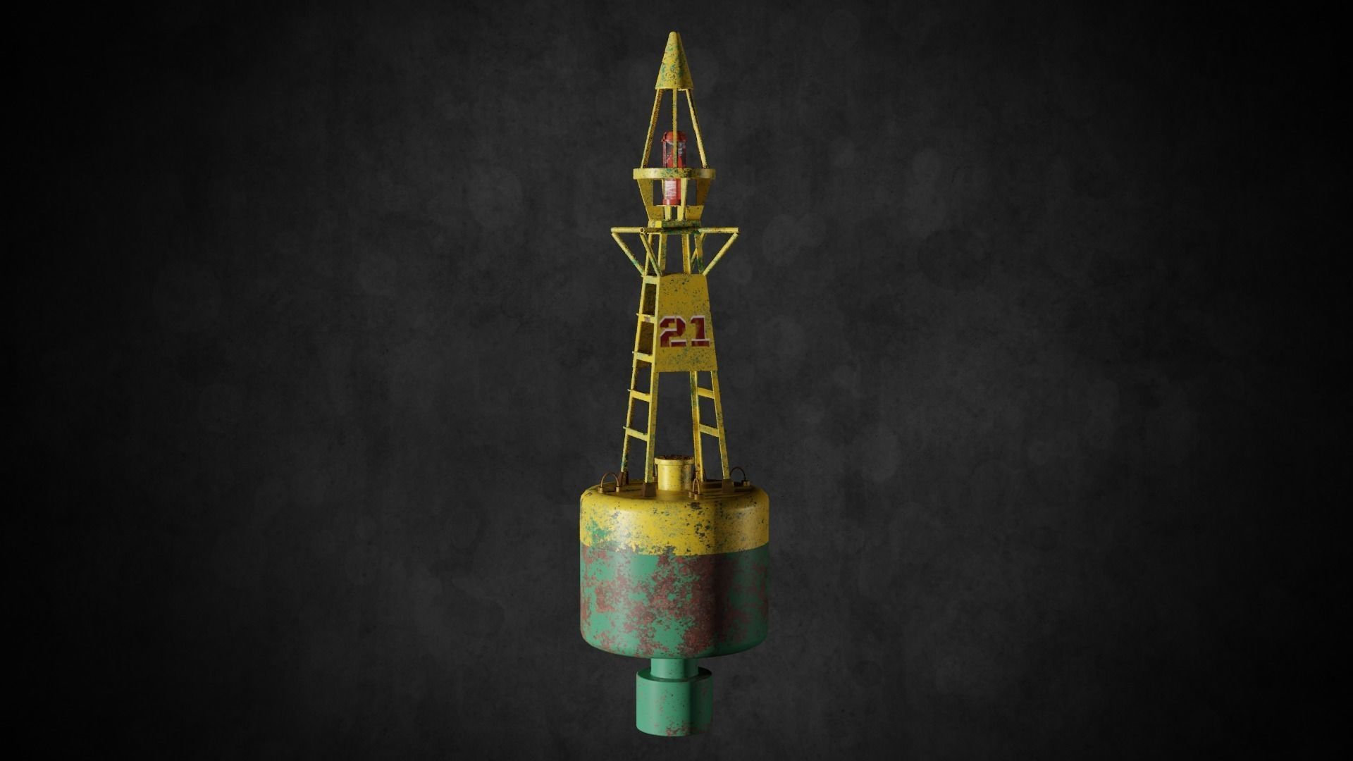AAA Marine navigational bouy 3D model | CGTrader