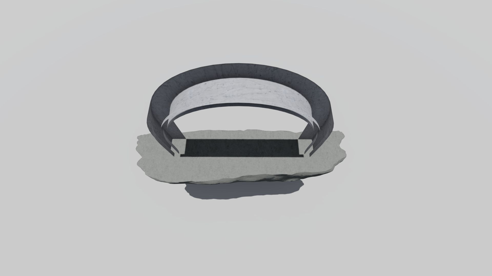 3D model Portal Arch on Floating Island VR / AR / low-poly | CGTrader