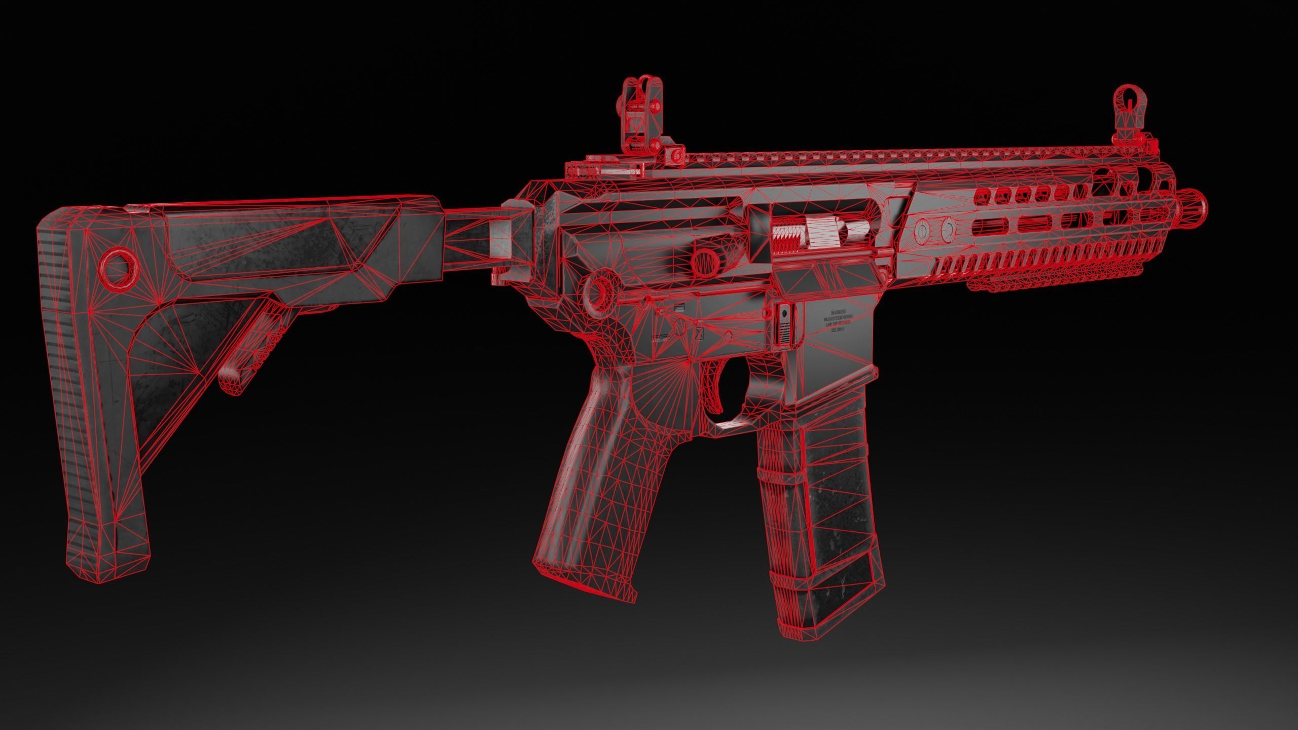 3D model Sig MCX VR / AR / low-poly | CGTrader