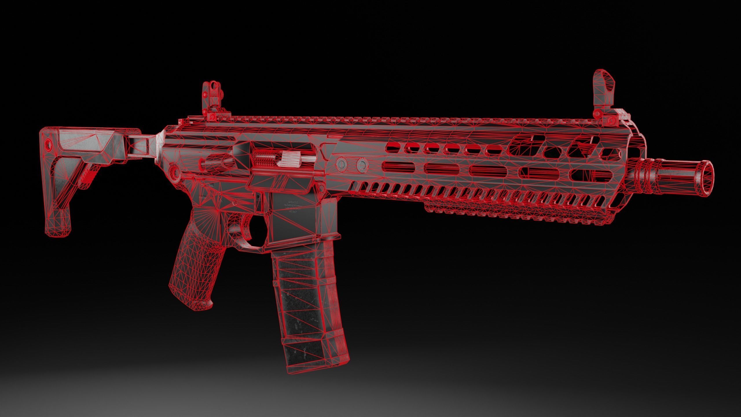 3D model Sig MCX VR / AR / low-poly | CGTrader