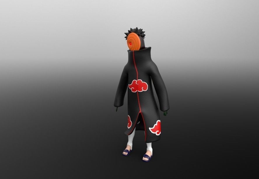 Obito Uchiha Akatsuki 3D model | CGTrader