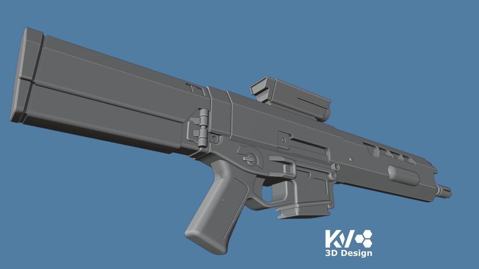 KV-Oblivion Jacks Rifle 1-12 scale 3D model 3D printable | CGTrader