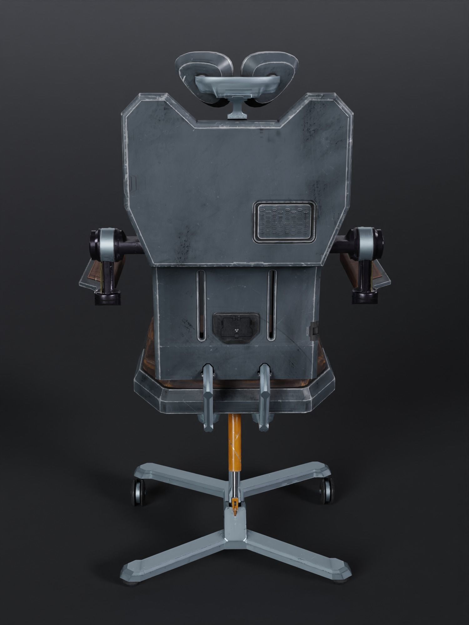 3D model SciFi Furniture - Office Chair VR / AR / low-poly | CGTrader