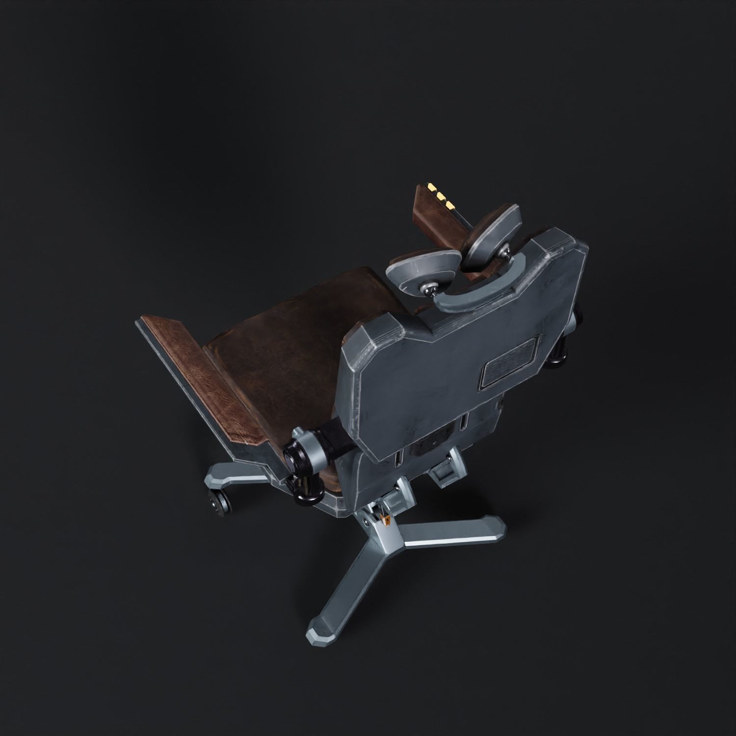 3D model SciFi Furniture - Office Chair VR / AR / low-poly | CGTrader