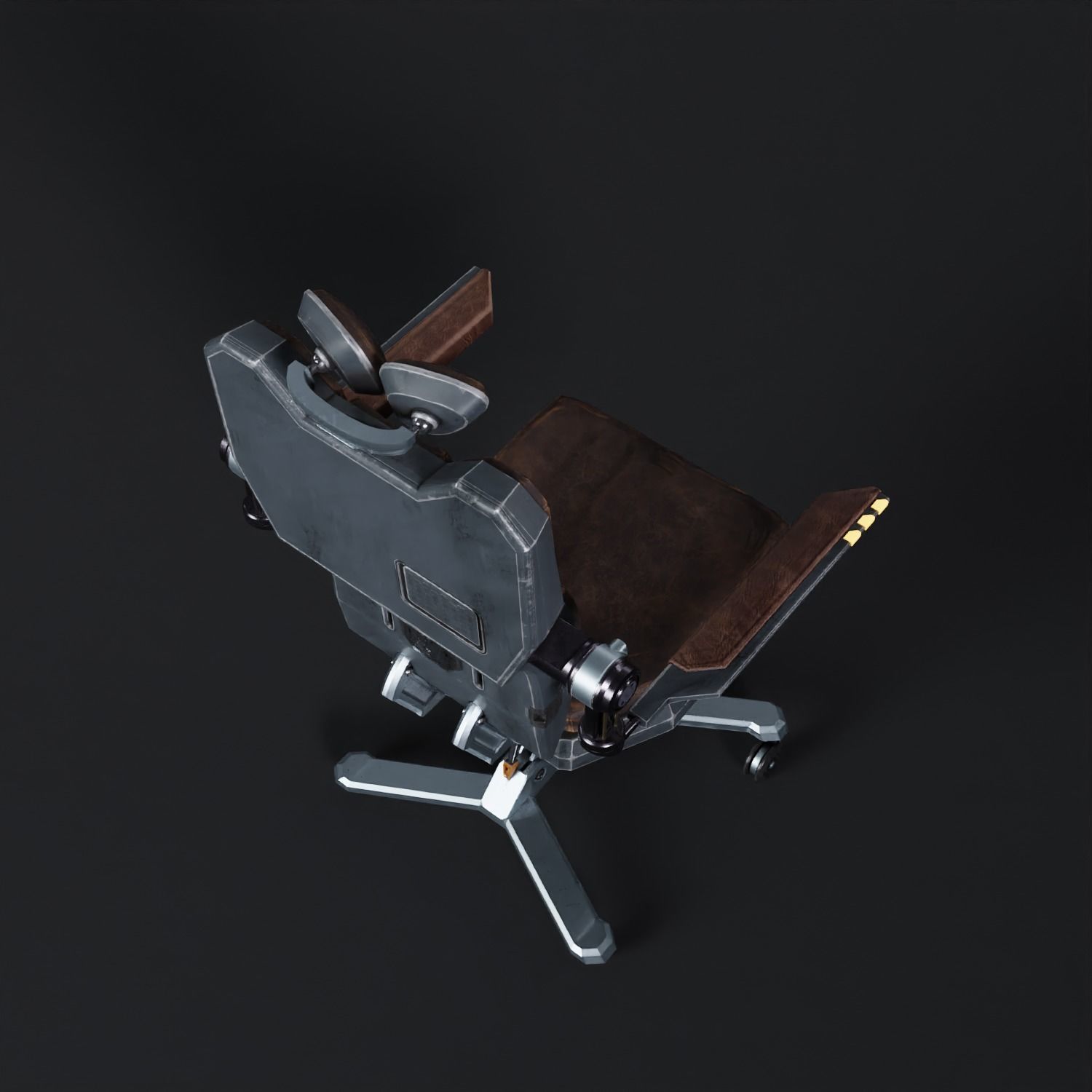 3D model SciFi Furniture - Office Chair VR / AR / low-poly | CGTrader