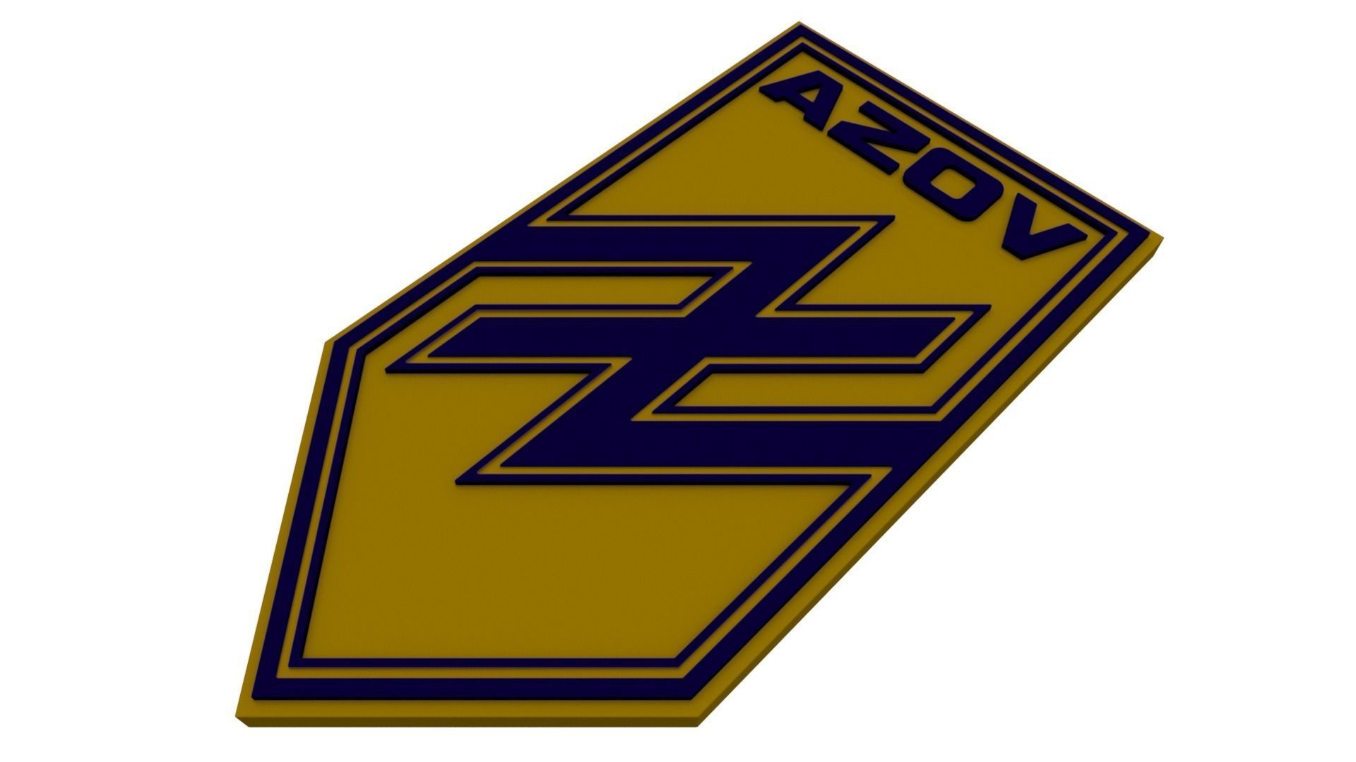 Emblem of the Azov Battalion 3D model 3D printable | CGTrader