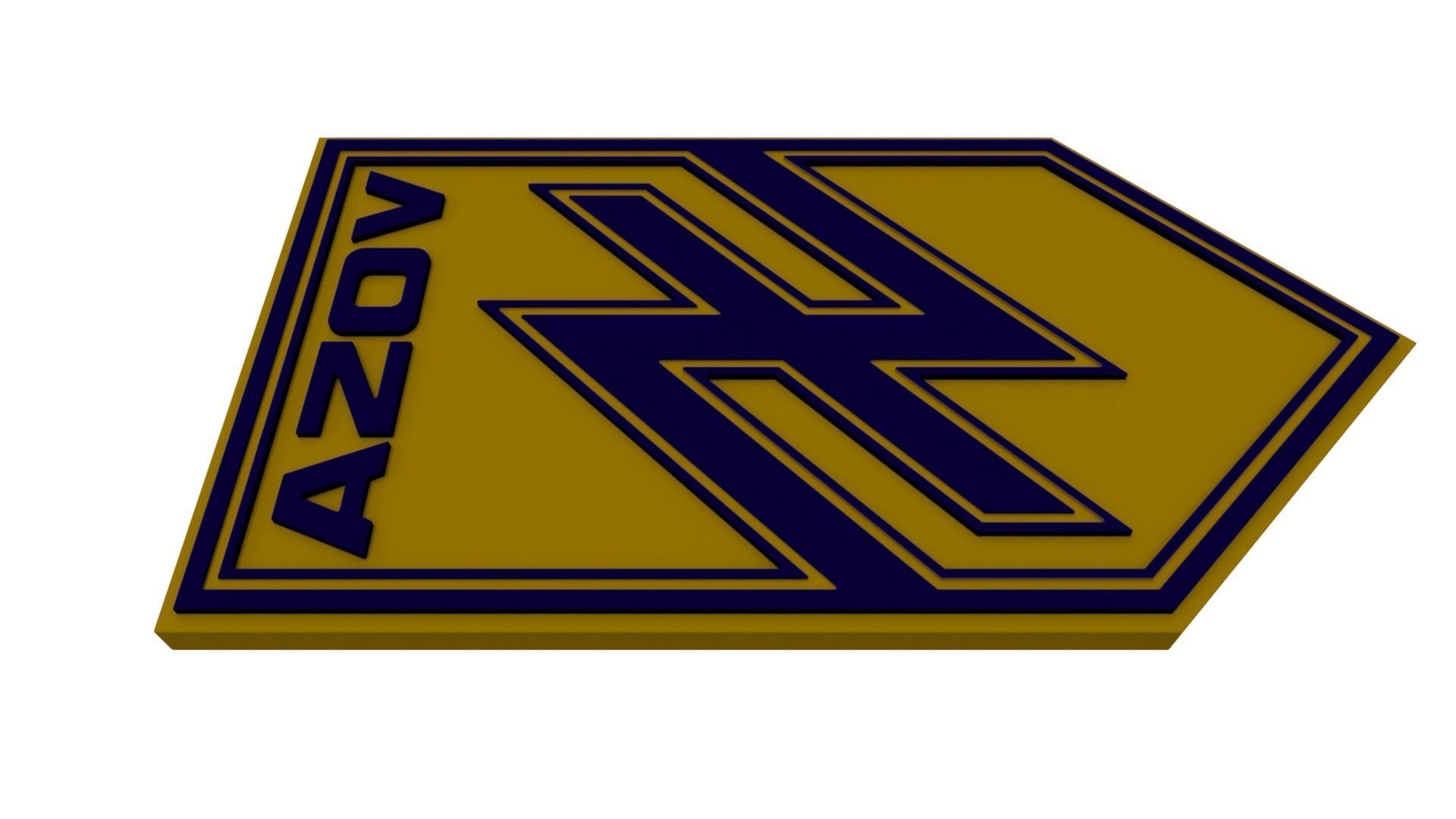 Emblem of the Azov Battalion 3D model 3D printable | CGTrader