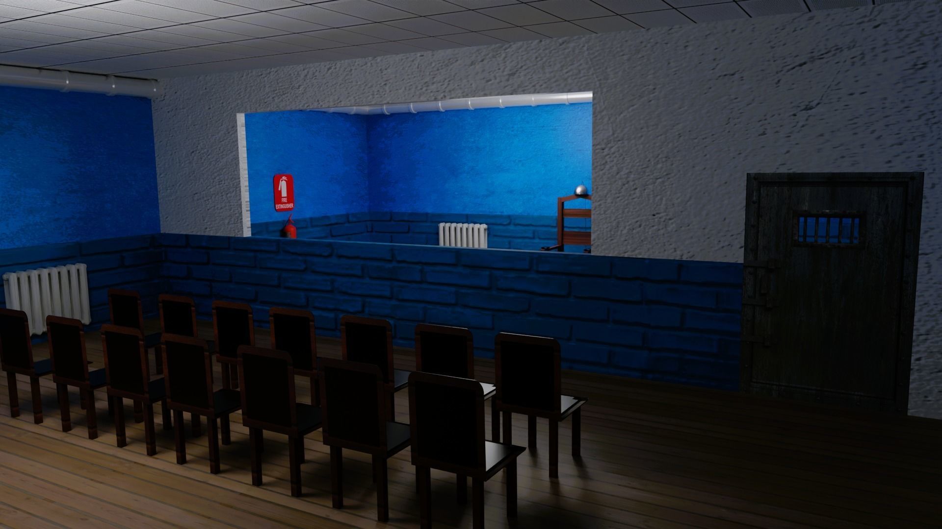 3D model Execution Chamber VR / AR / low-poly | CGTrader