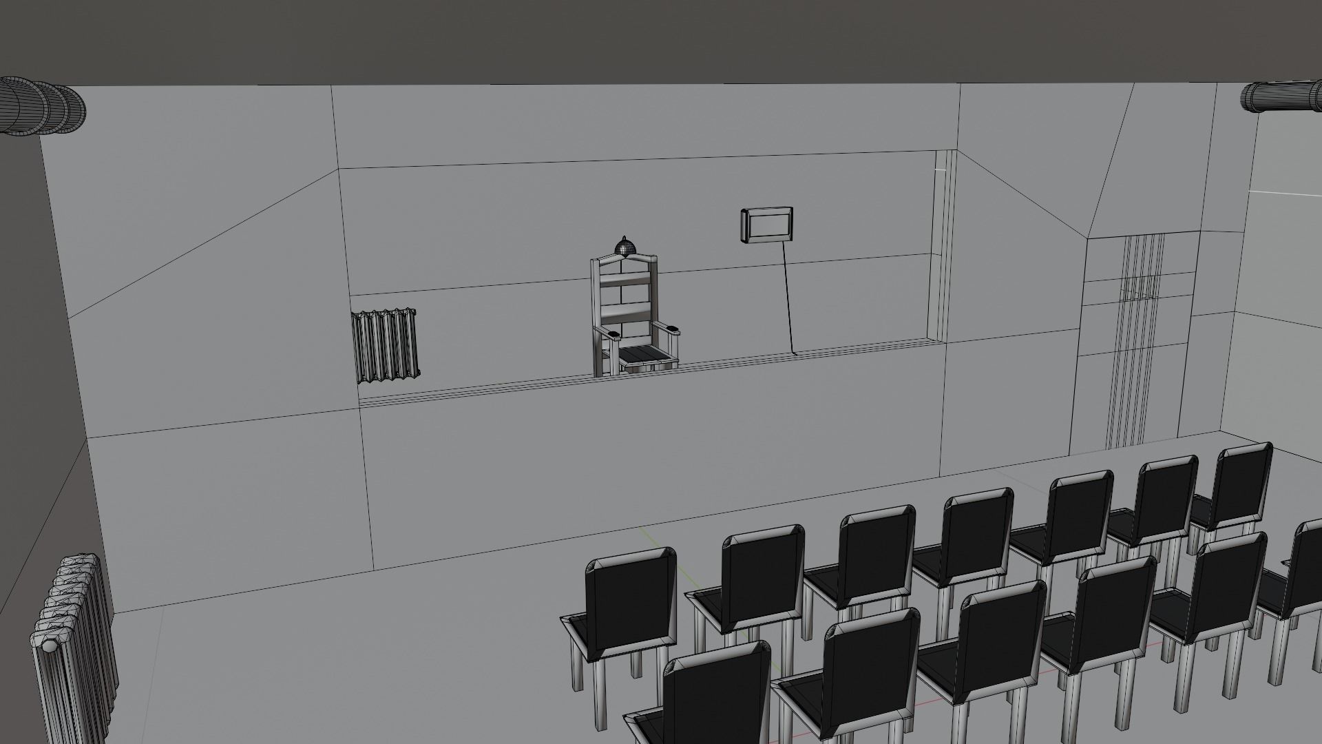 3D model Execution Chamber VR / AR / low-poly | CGTrader