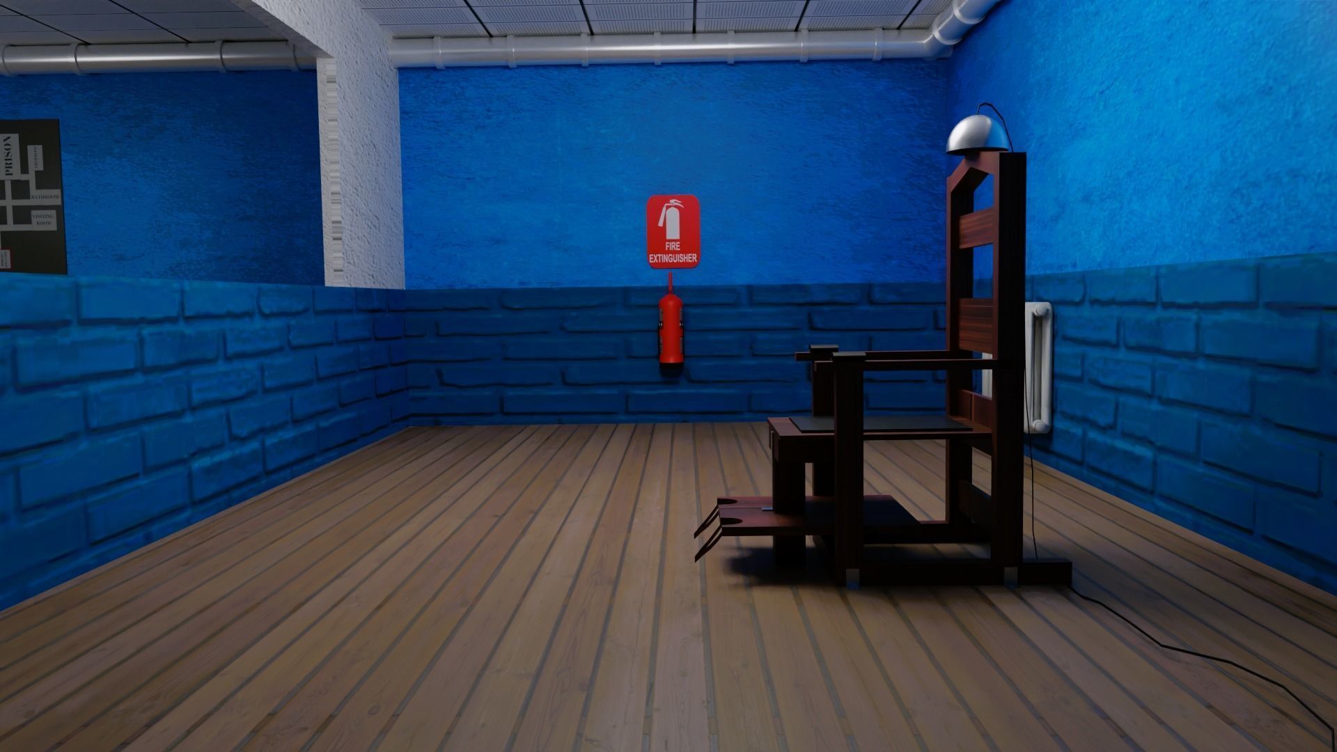 3D model Execution Chamber VR / AR / low-poly | CGTrader