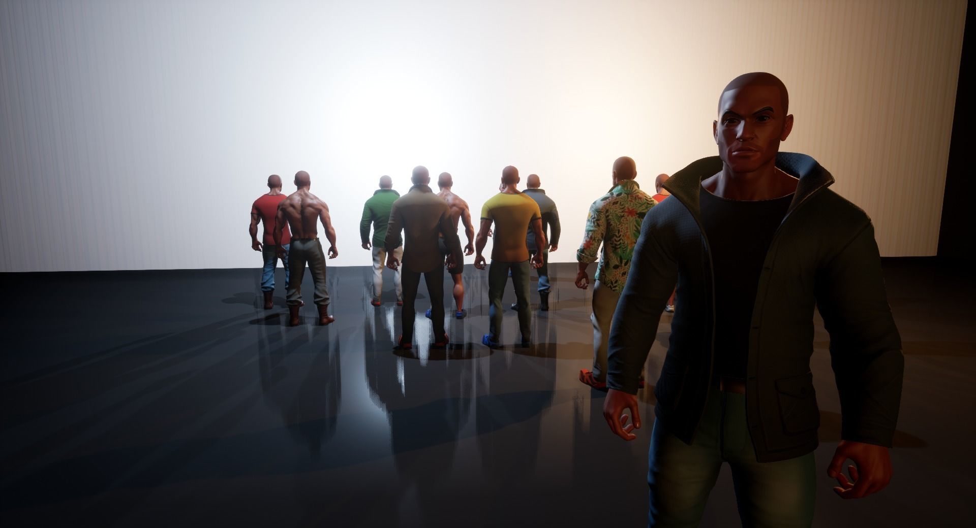 UE4 Advanced Modular Character Male Integrated to ALS system free VR ...