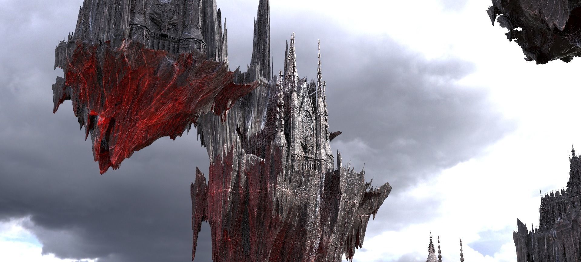 Floating Drake Black Mass Cathedral 3D model | CGTrader