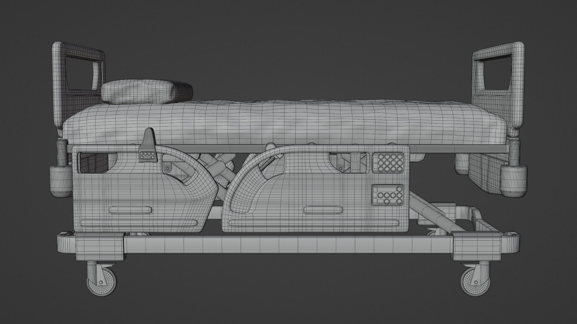 3D model Hospital Corridor 3d Scene VR / AR / low-poly | CGTrader