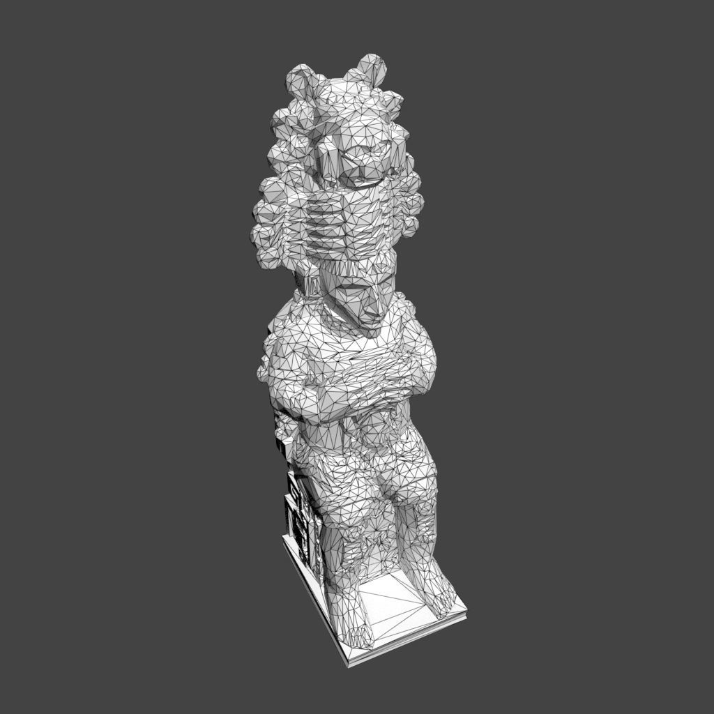 3D model Mayan Inca Aztec Statue 220822 VR / AR / low-poly | CGTrader