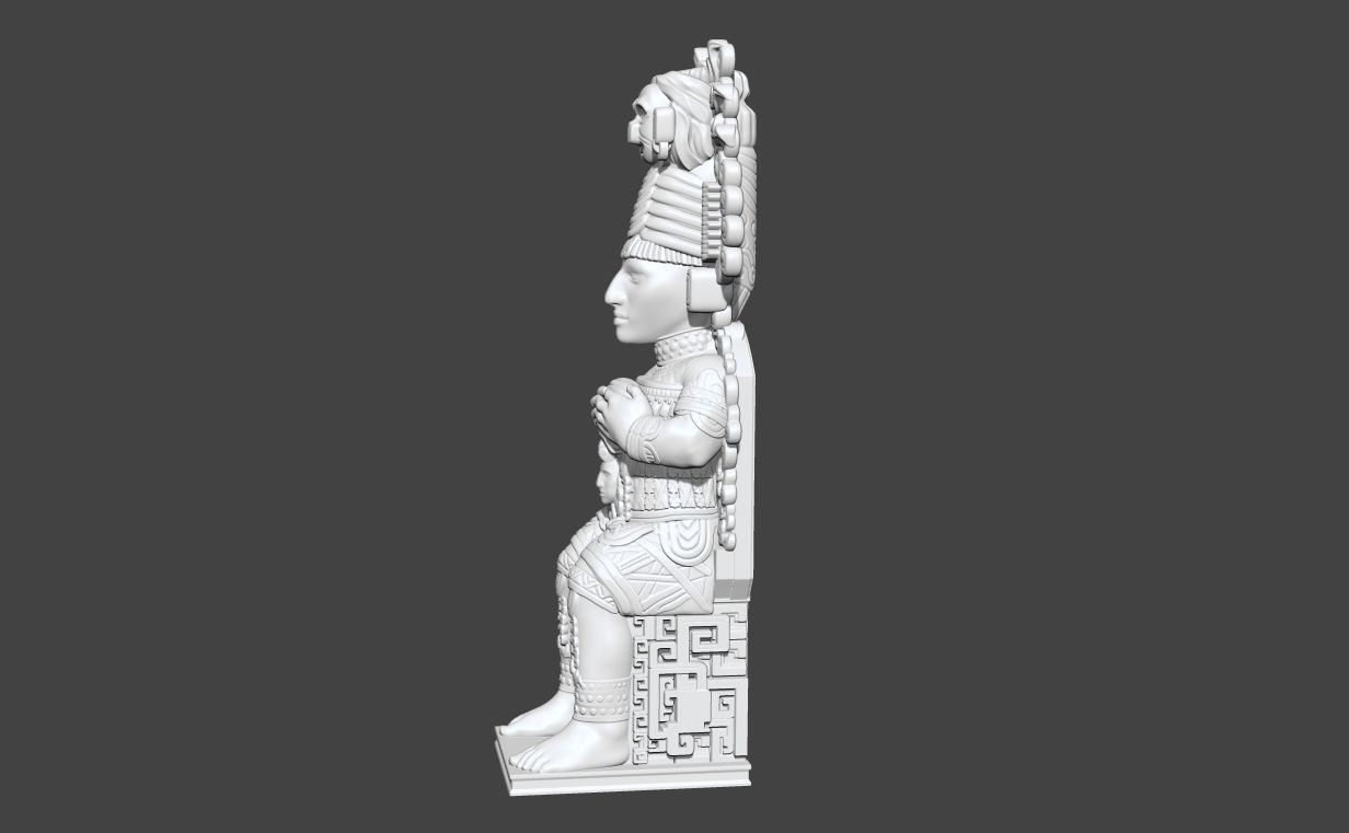 Mayan Inca Aztec Statue 220825 3D model 3D printable | CGTrader