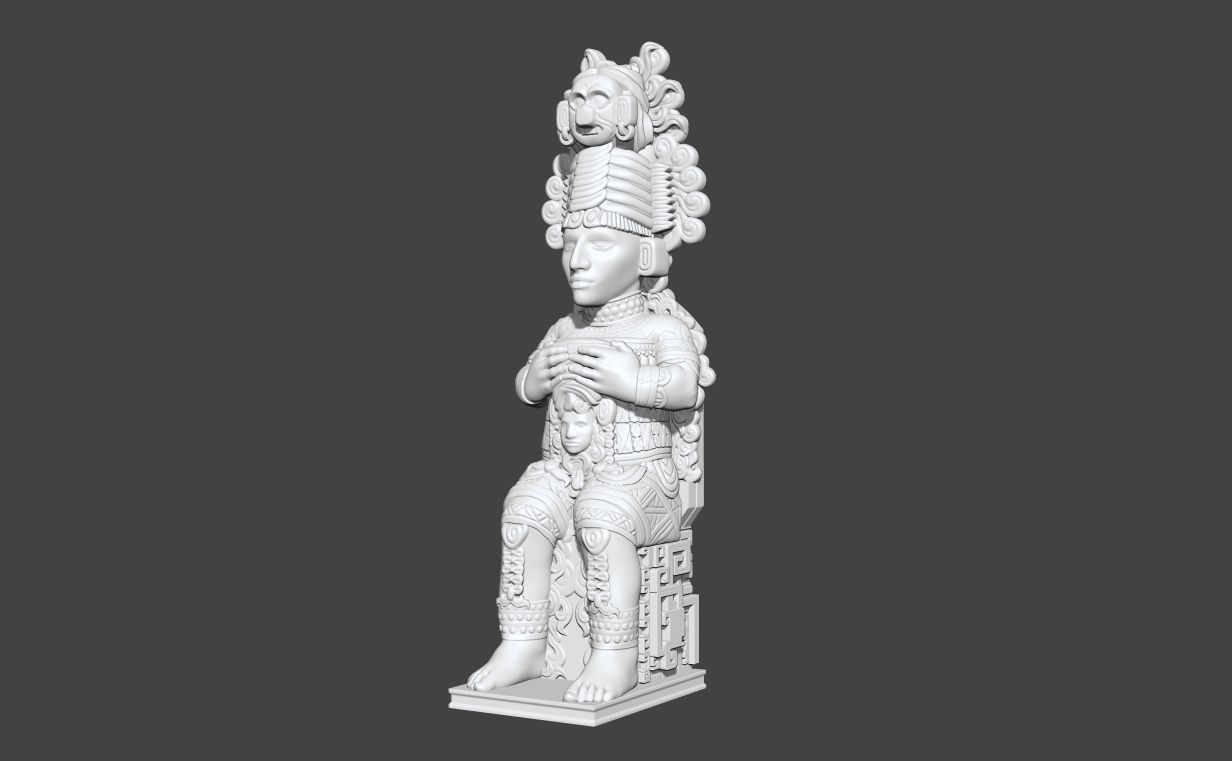 Mayan Inca Aztec Statue 220825 3D model 3D printable | CGTrader