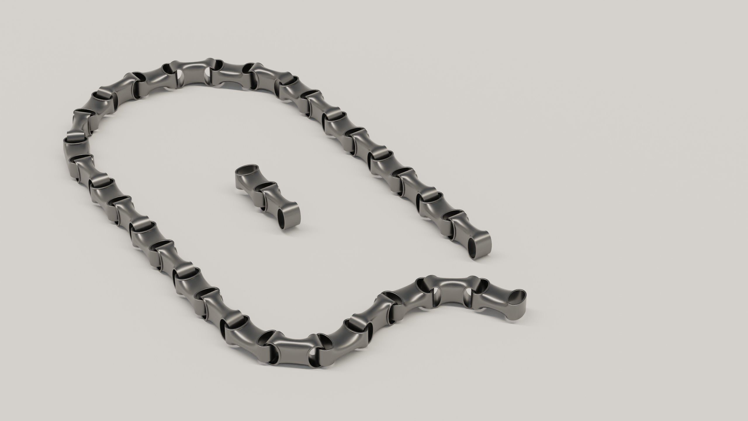 Types of chains 3D model | CGTrader