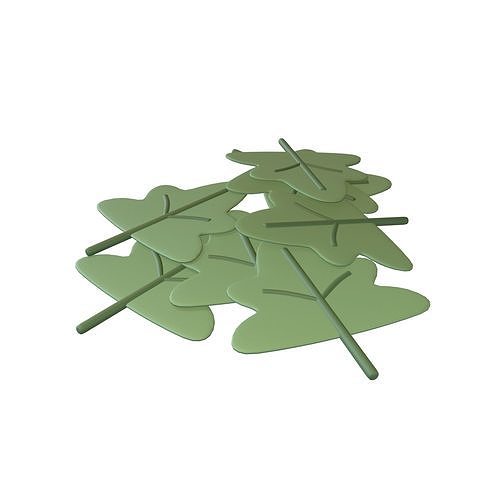 3D model Stacked Cartoon Leaf v1 002 VR / AR / low-poly | CGTrader