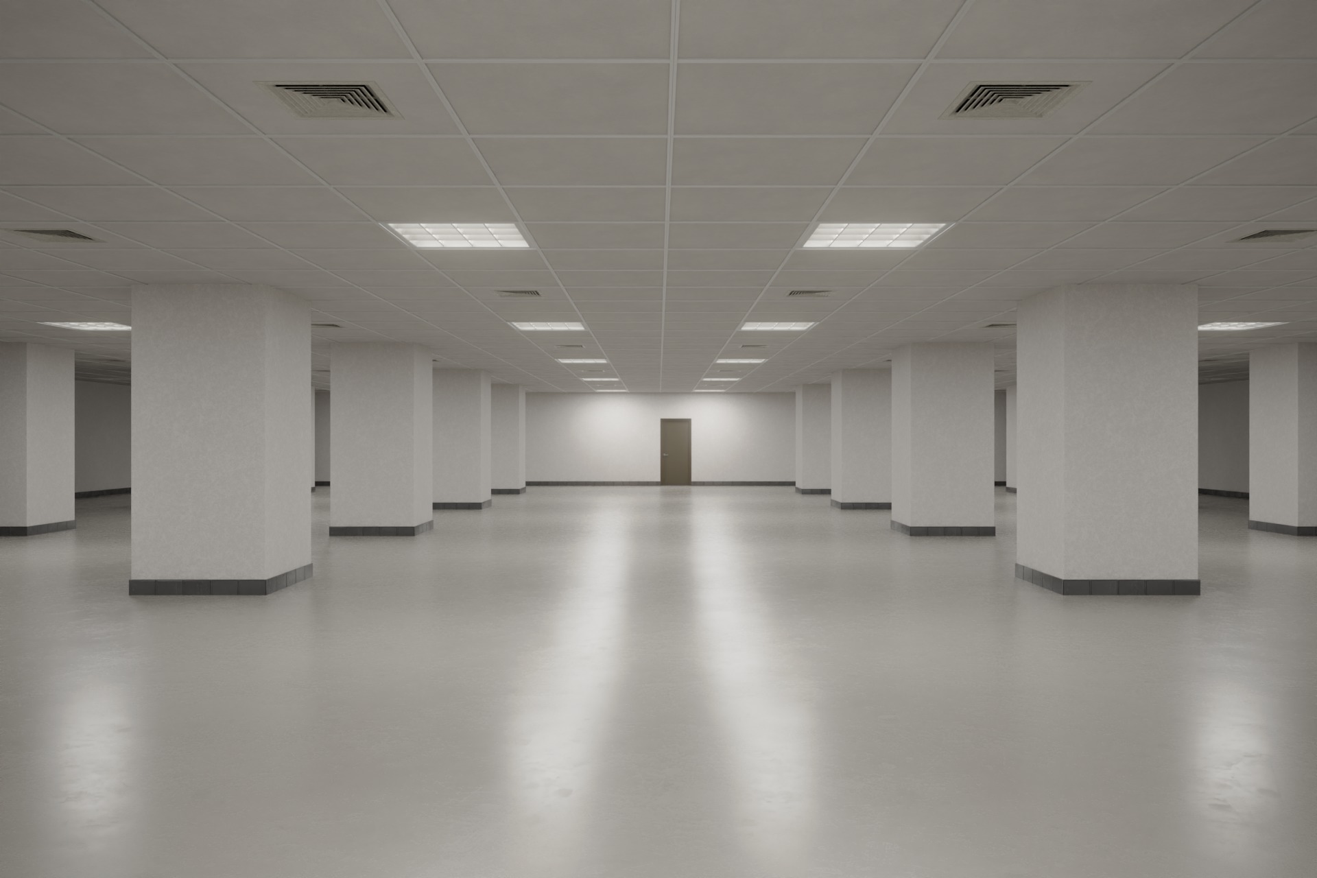 3D model The Backrooms maze VR / AR / low-poly | CGTrader