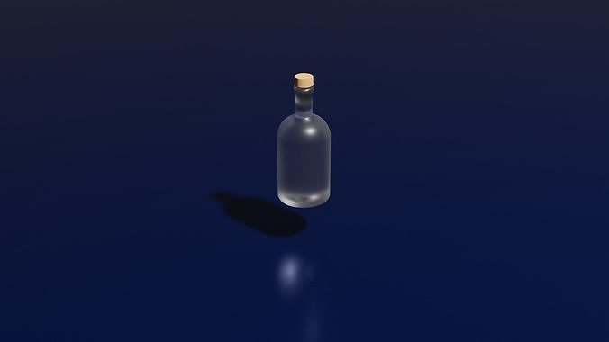 3D model Bottle collection floating VR / AR / low-poly | CGTrader