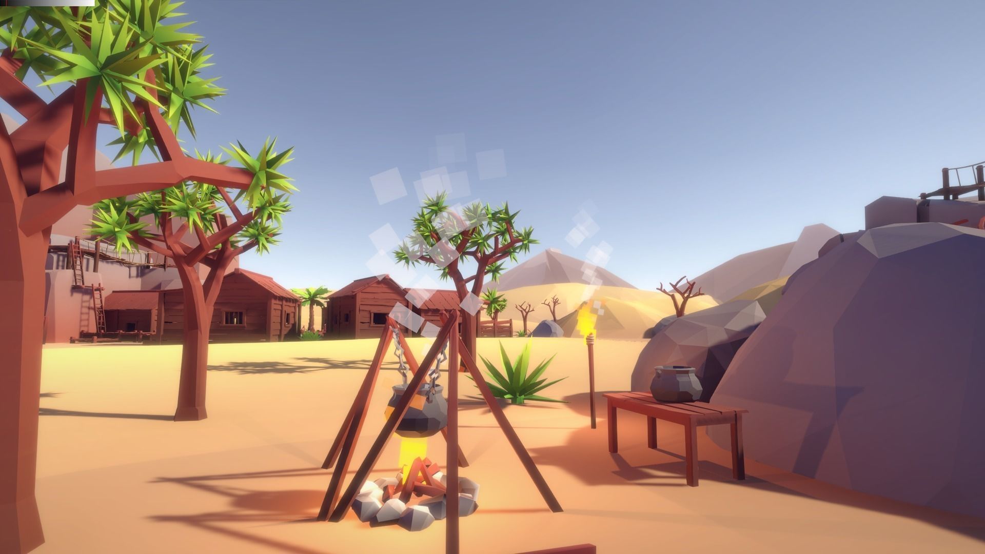 3D model GameReady Lowpoly Desert Environment Assets VR / AR / low-poly ...