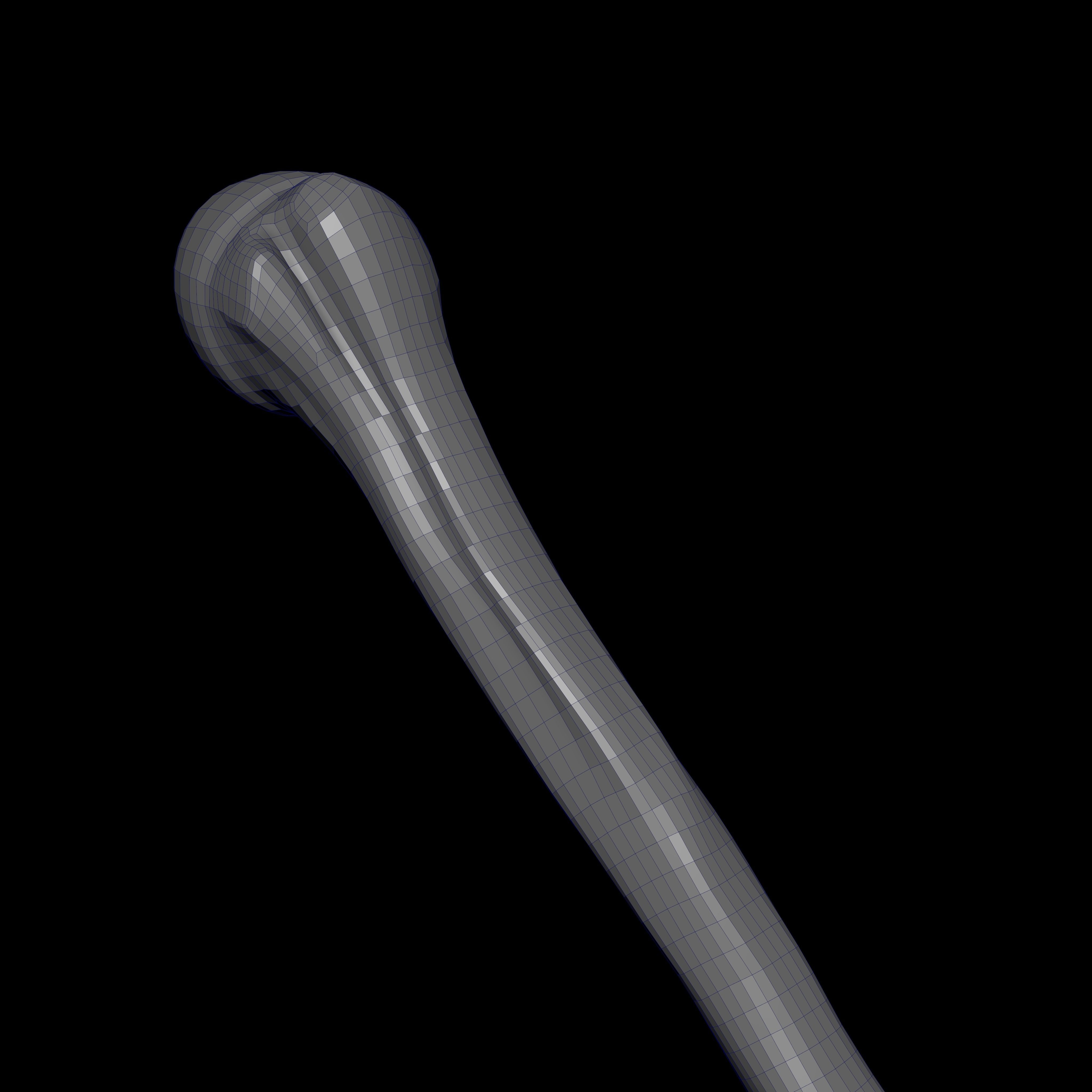 3D model Human Arm Bones - Homerus - Ulna - Radius - Hand VR / AR / low ...