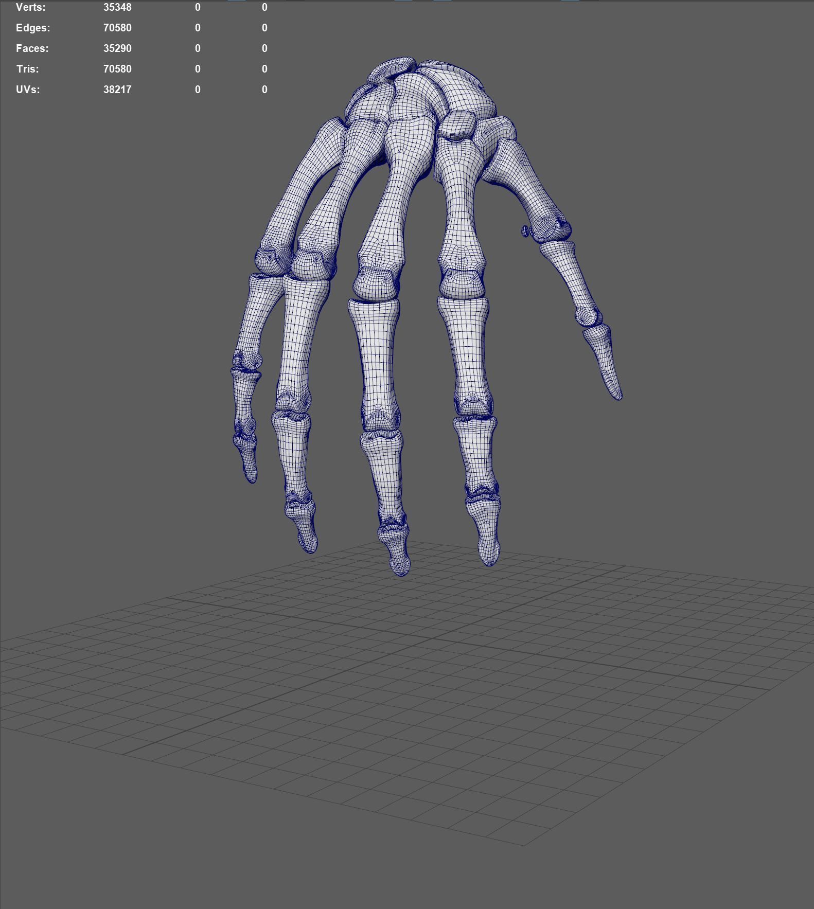 3D model Human Hand Bones VR / AR / low-poly | CGTrader