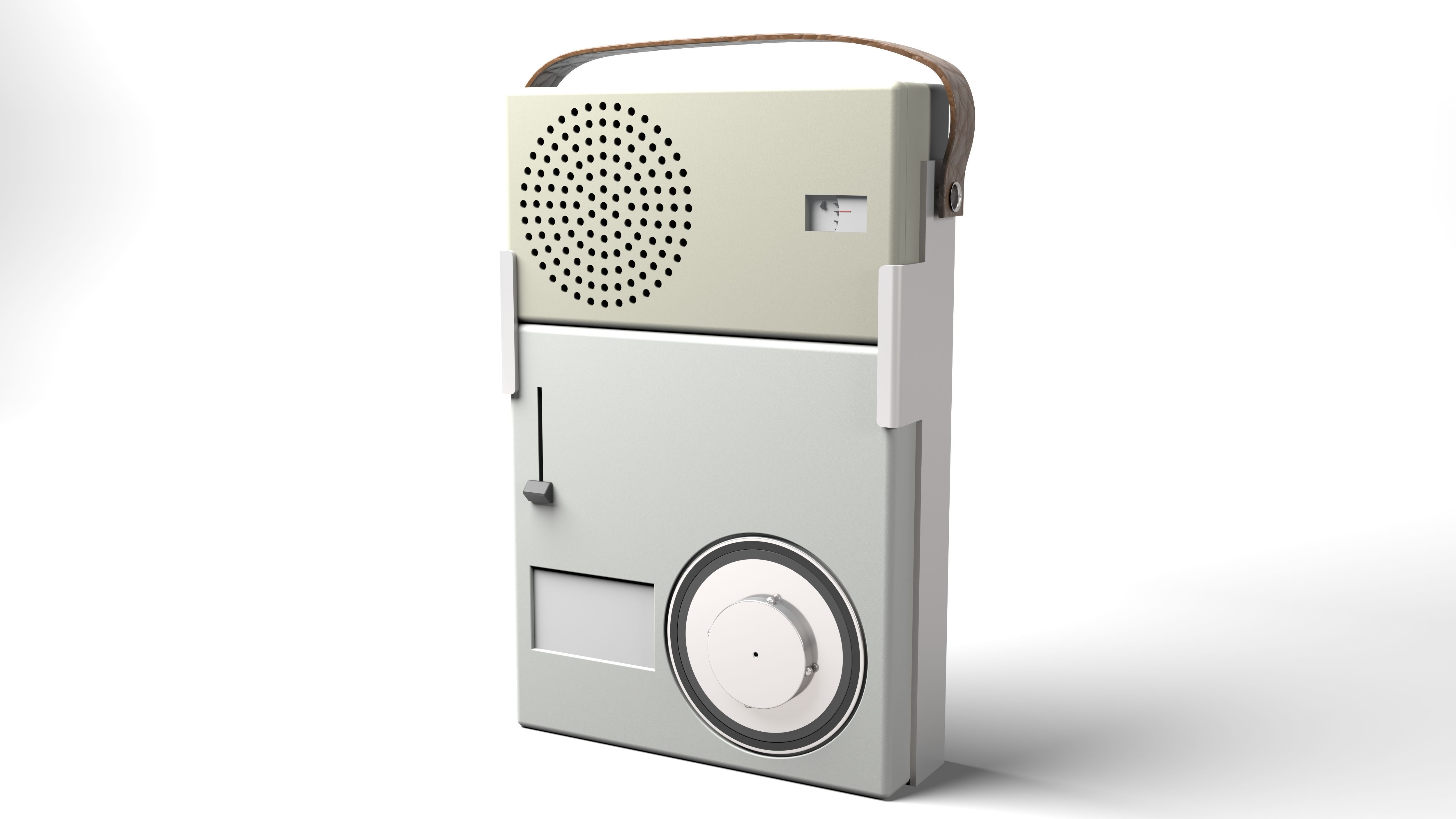 3D model TP1 radio Dieter Rams VR / AR / low-poly | CGTrader