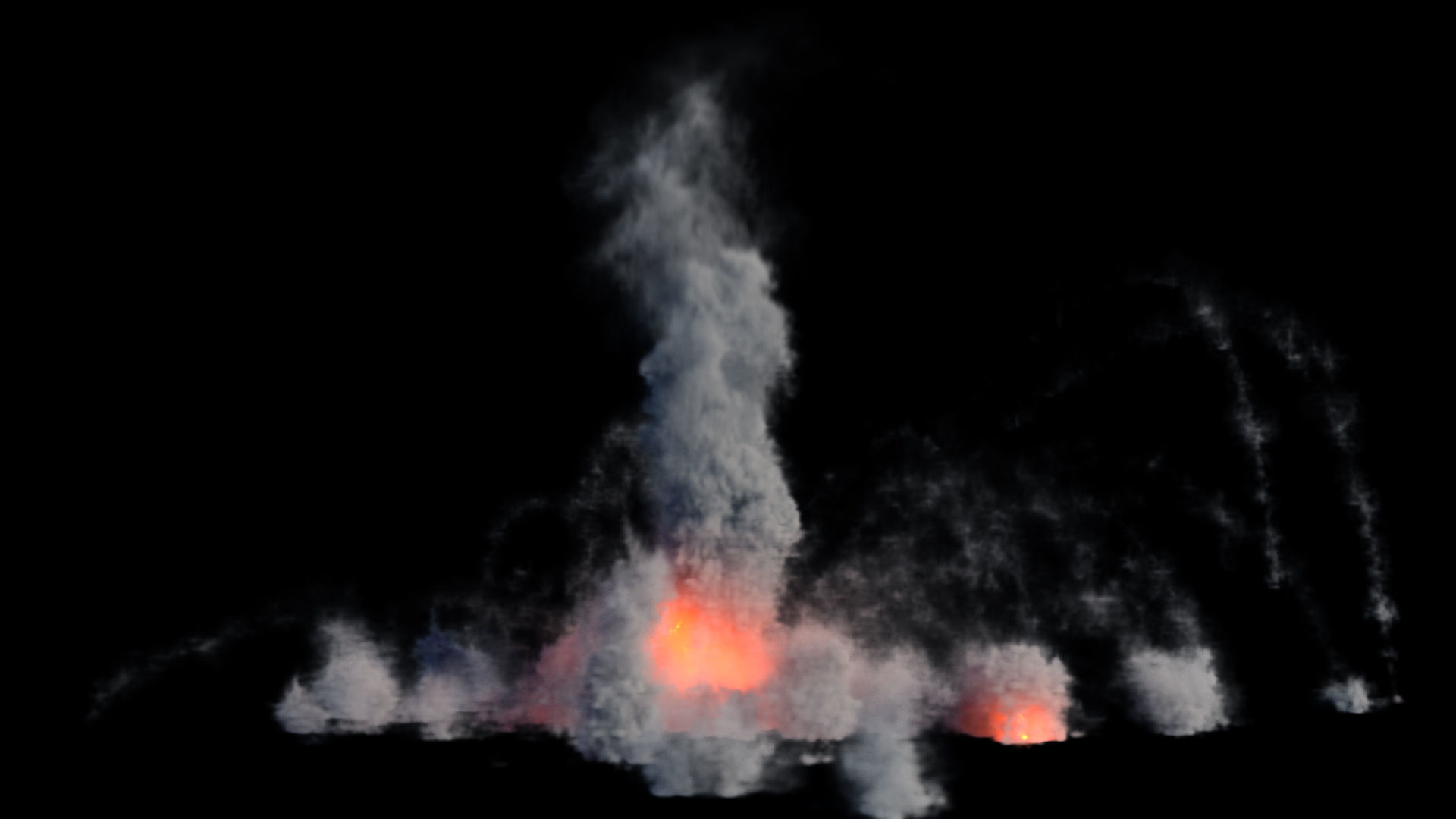 Explosion 01 VDB Animated Sequence 3D model animated | CGTrader