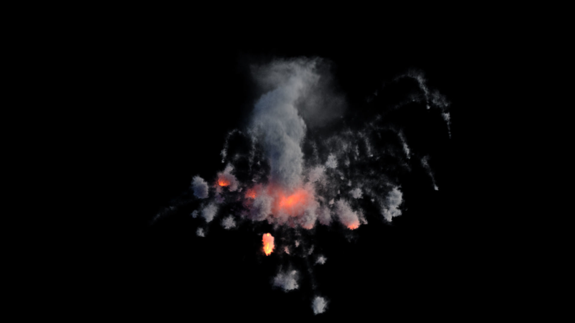 Explosion 01 VDB Animated Sequence 3D model animated | CGTrader