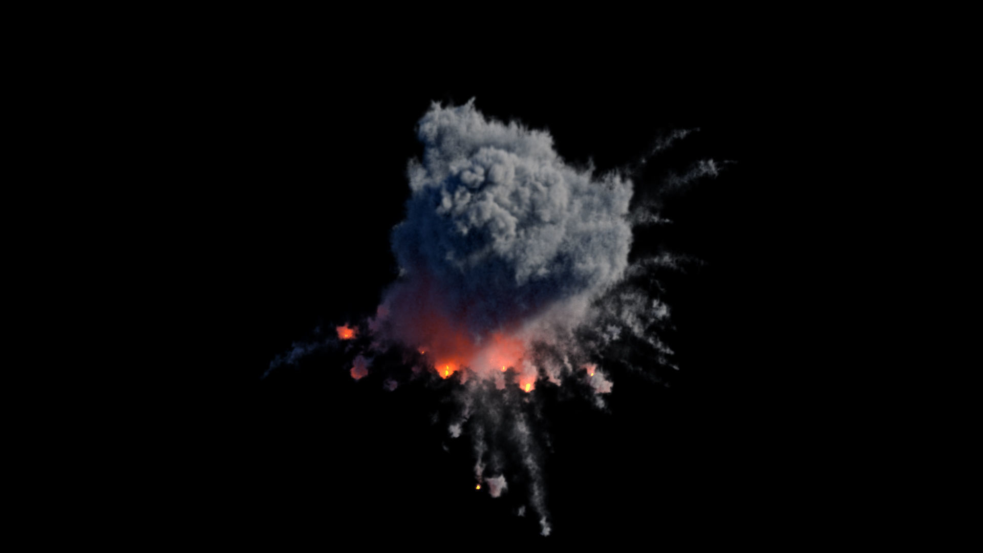 Explosion 01 VDB Animated Sequence 3D model animated | CGTrader