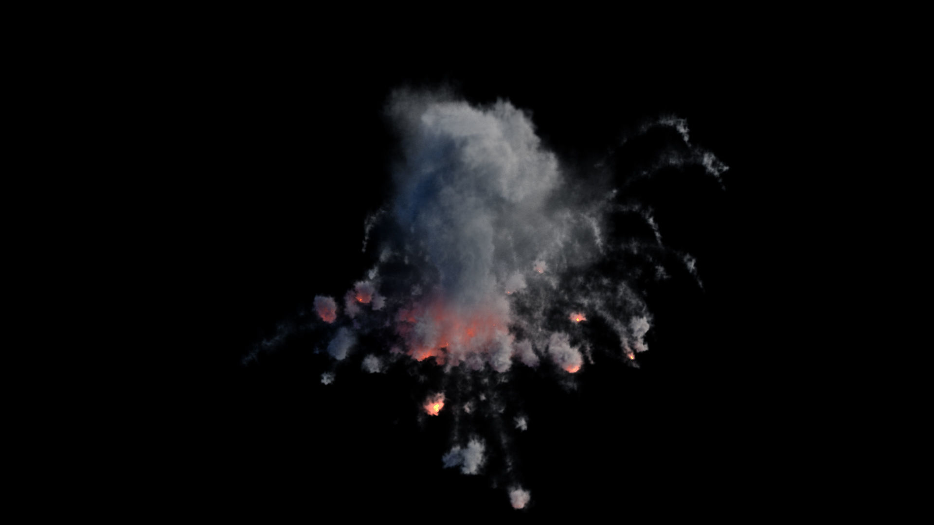 Explosion 01 VDB Animated Sequence 3D model animated | CGTrader
