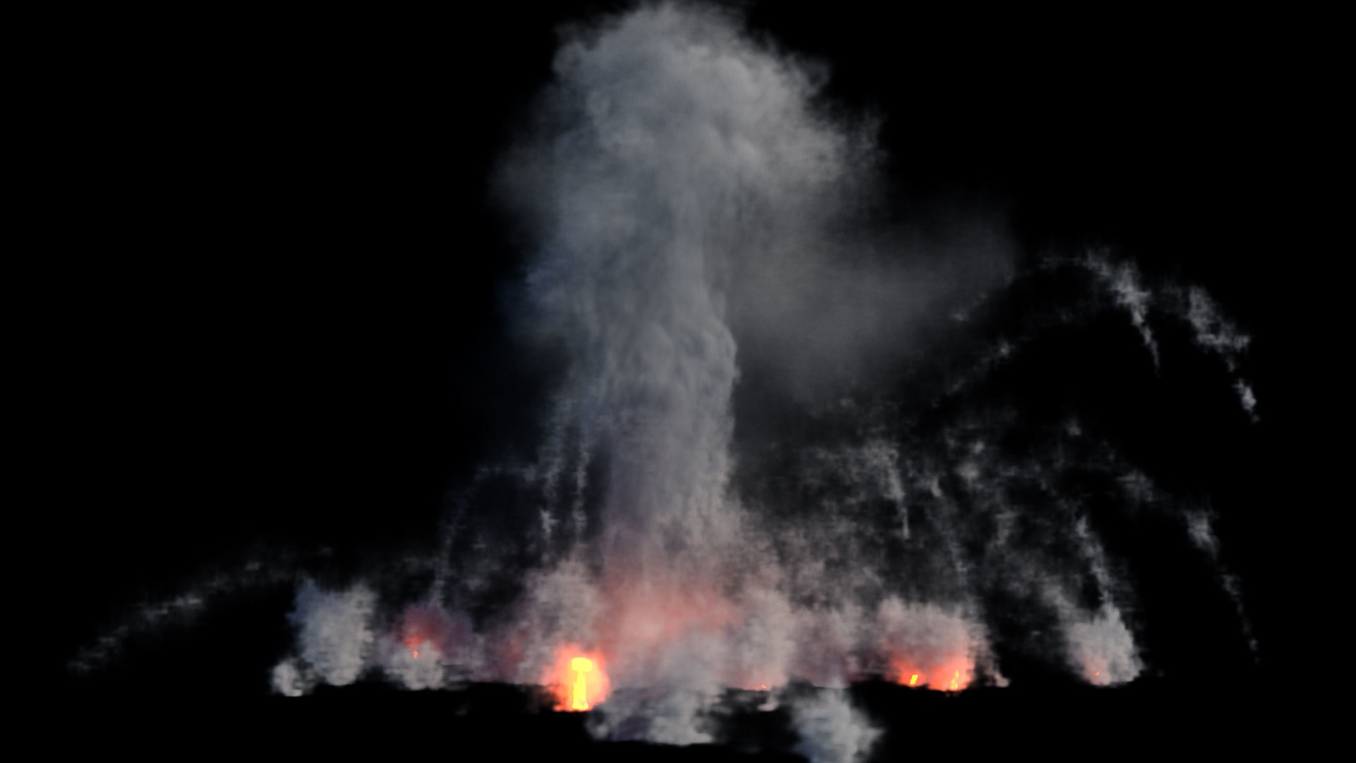 Explosion 01 VDB Animated Sequence 3D model animated | CGTrader