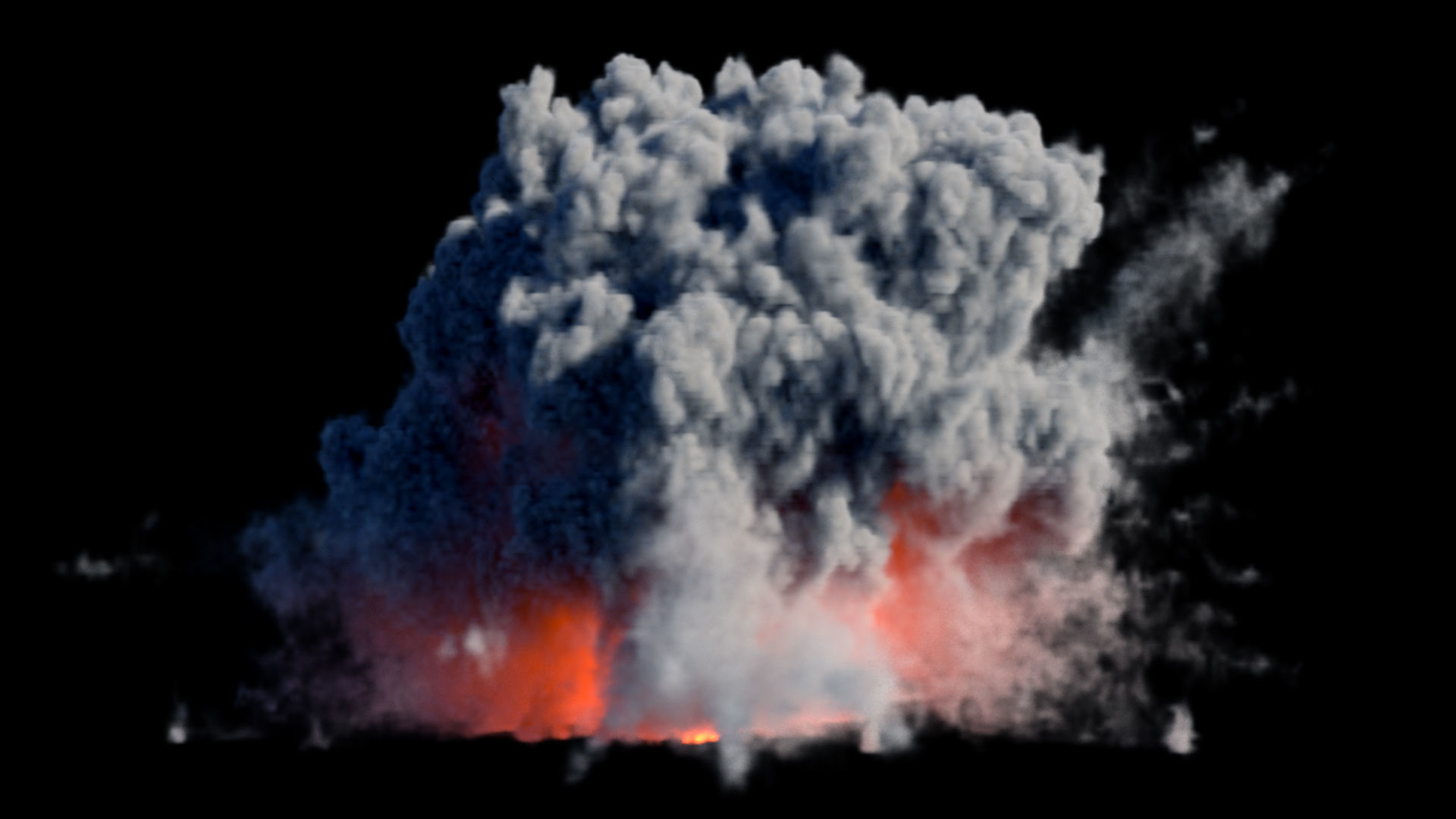 Explosion 01 VDB Animated Sequence 3D model animated | CGTrader