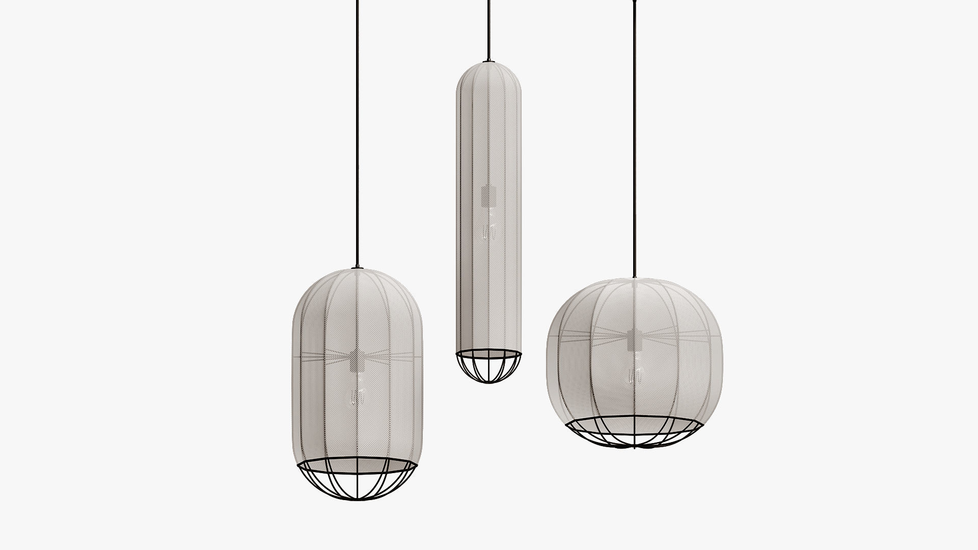 Urchin Pendants 3D model | CGTrader